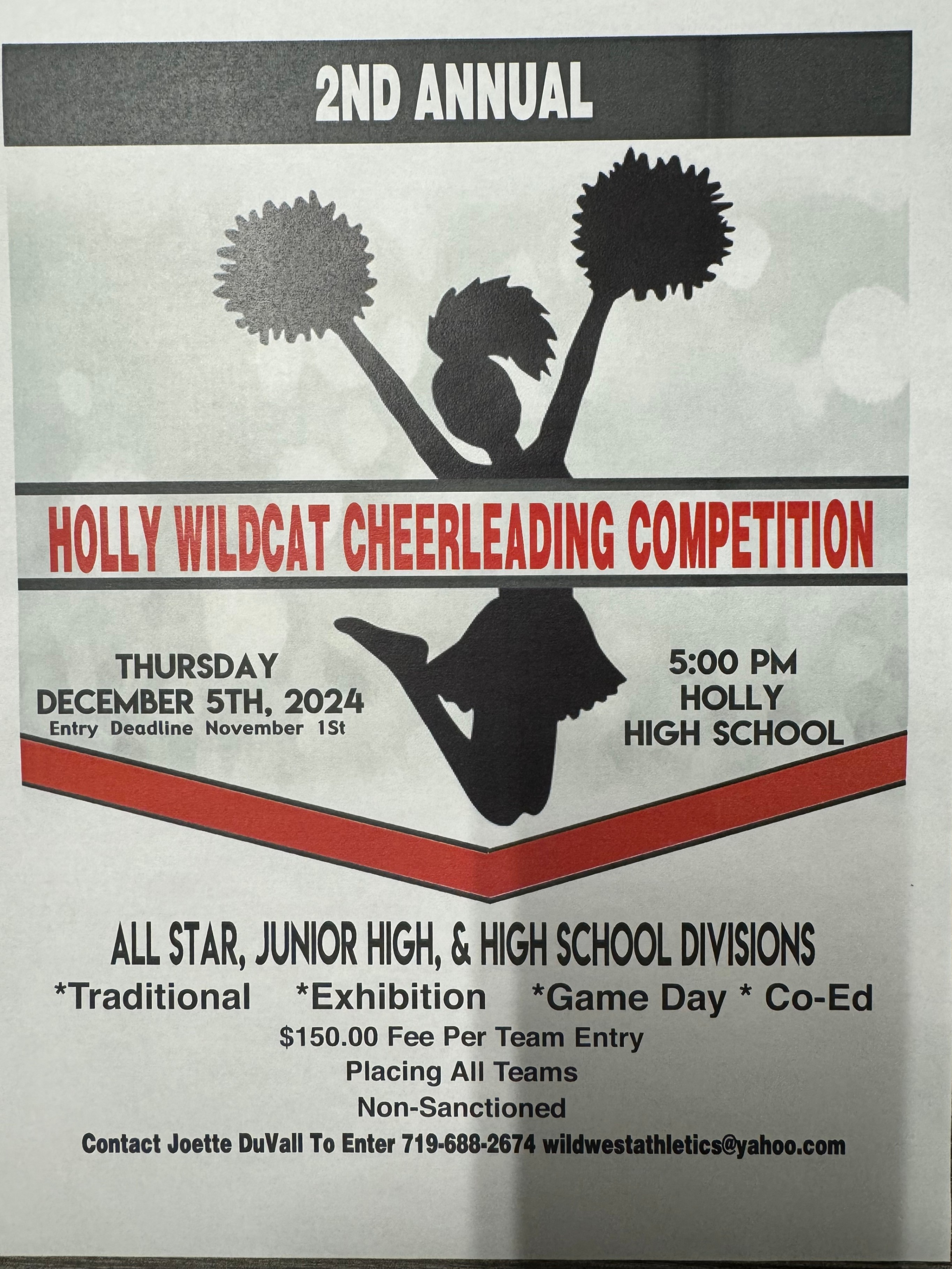 Cheer - Holly School District No. Re-3