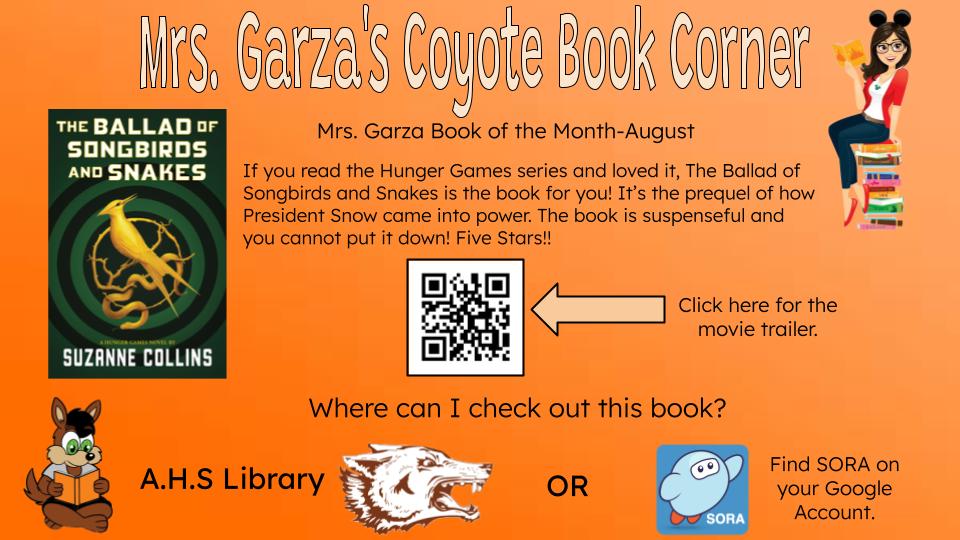 AHS Student Library - Alice High School