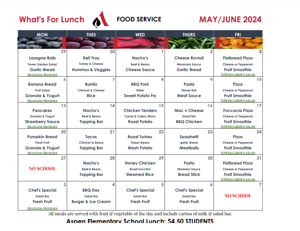 Food Services - Aspen School District