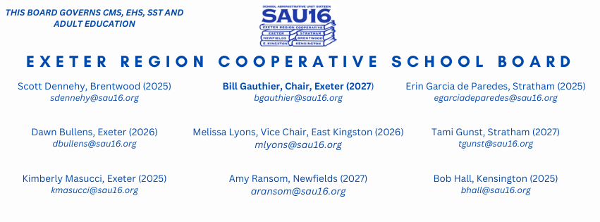 Exeter Region Cooperative - SAU 16 - Exeter NH