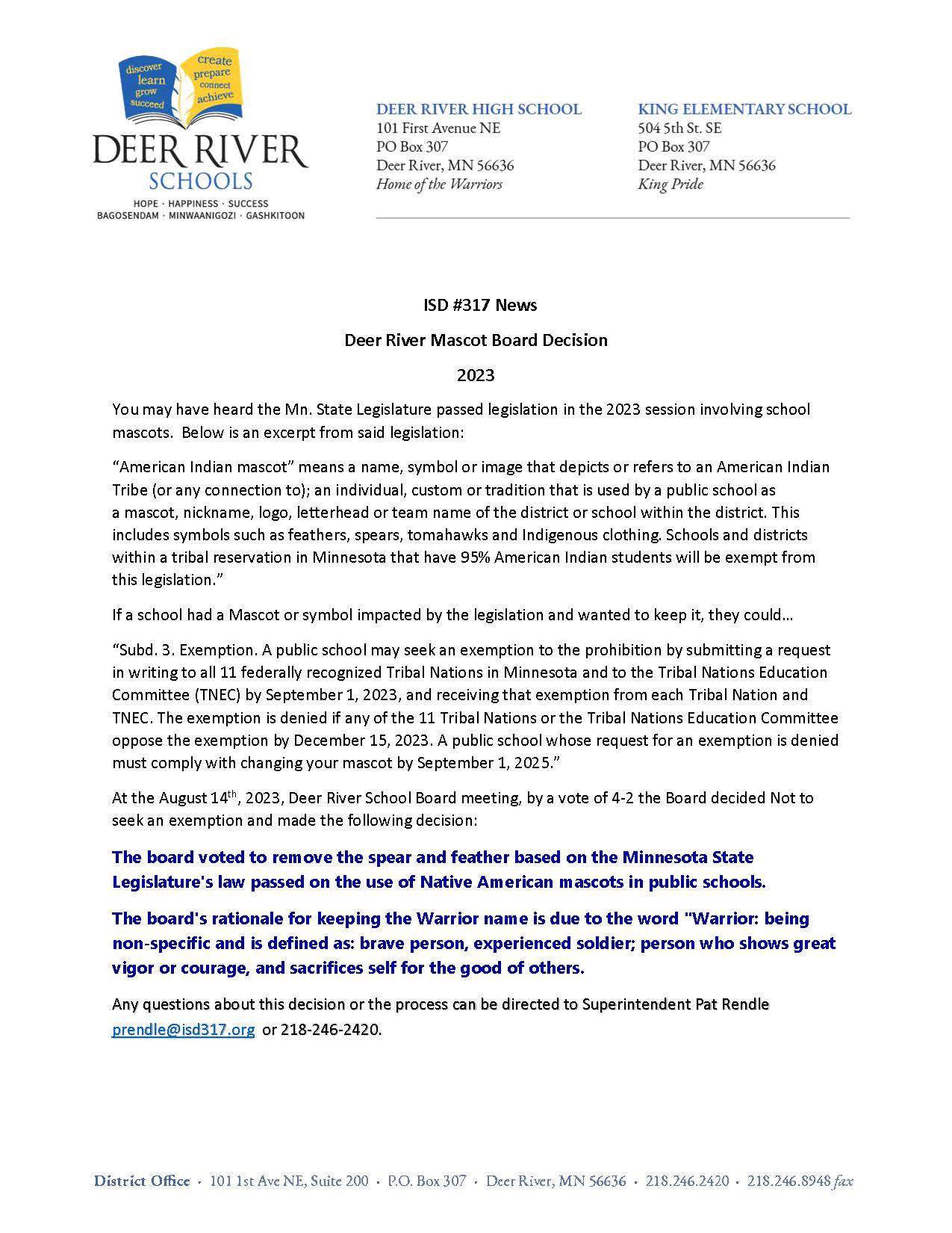 Home - Deer River Schools