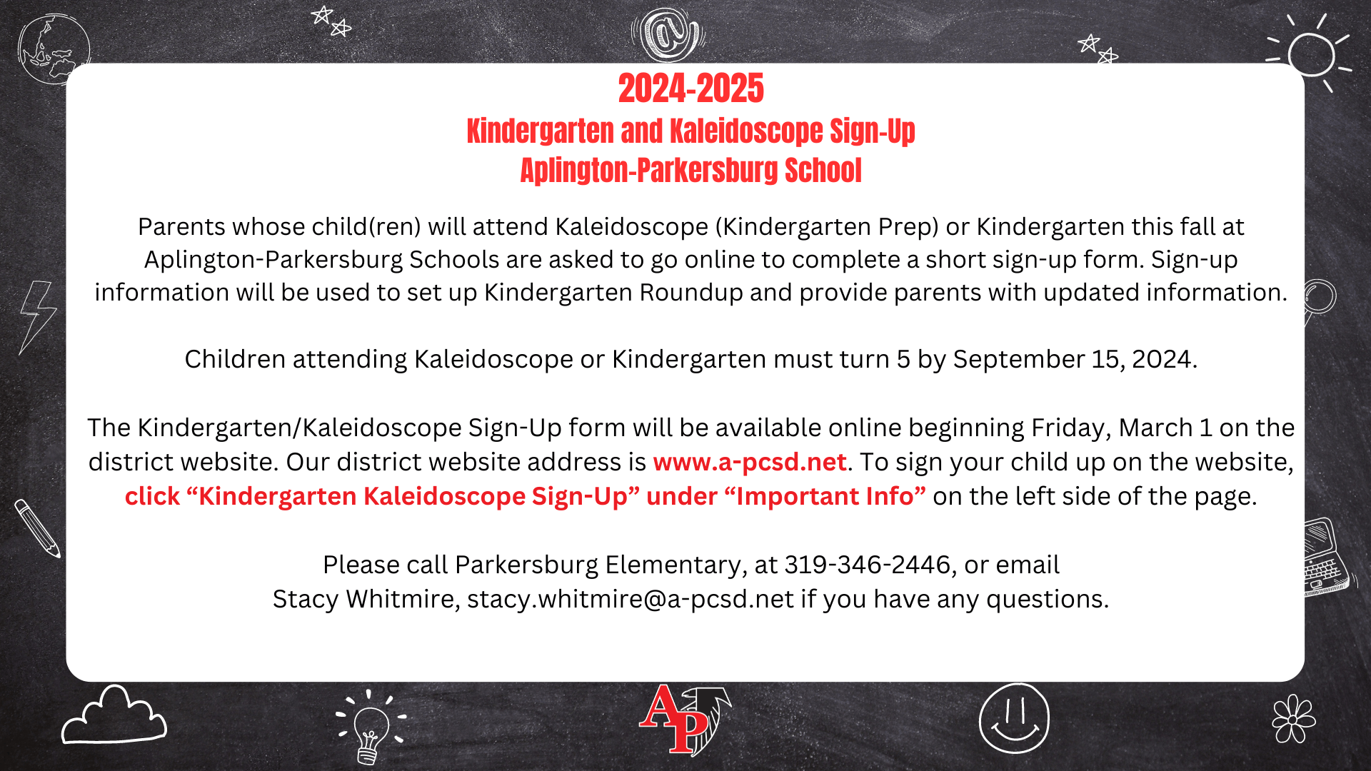 Home - Aplington-Parkersburg School District