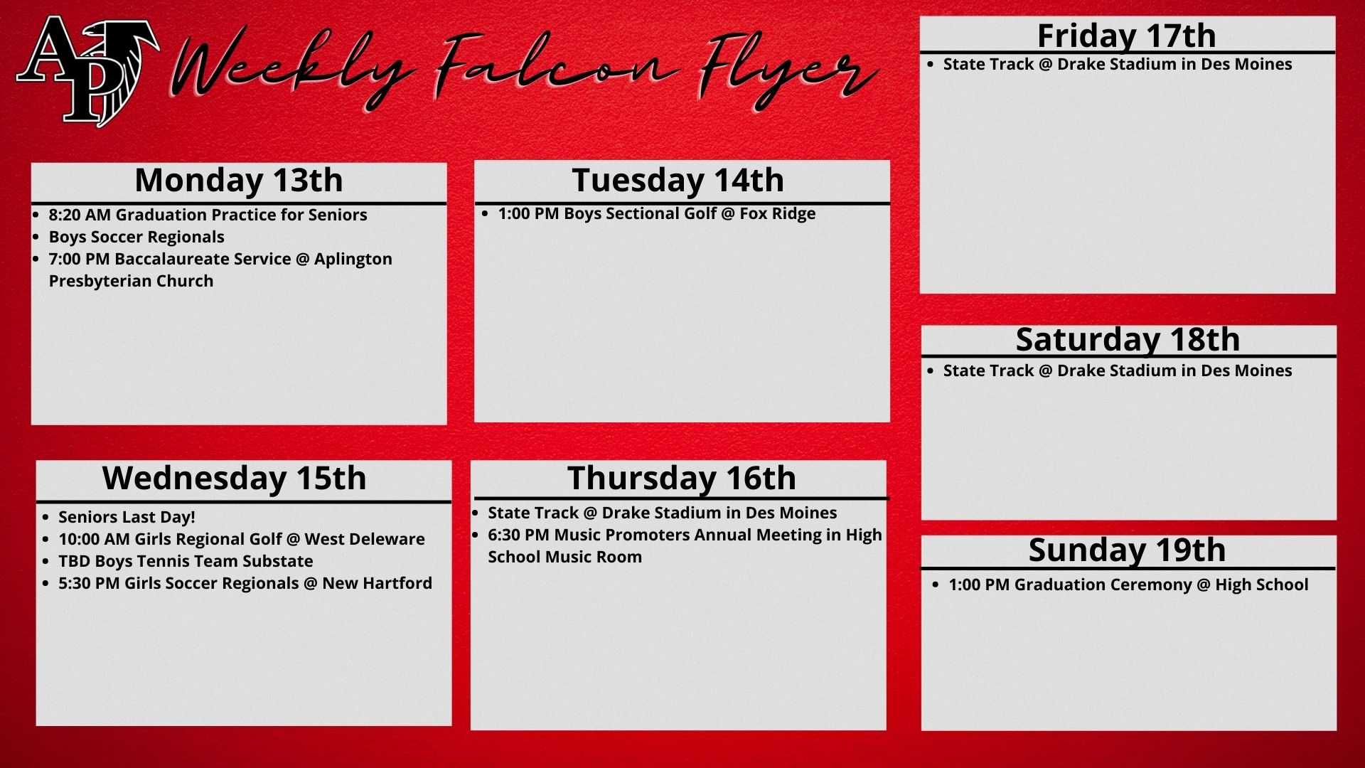 Home - Aplington-Parkersburg School District