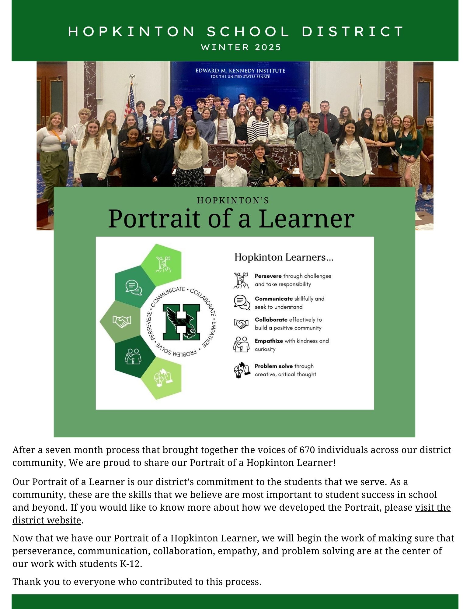 Home - Hopkinton School District