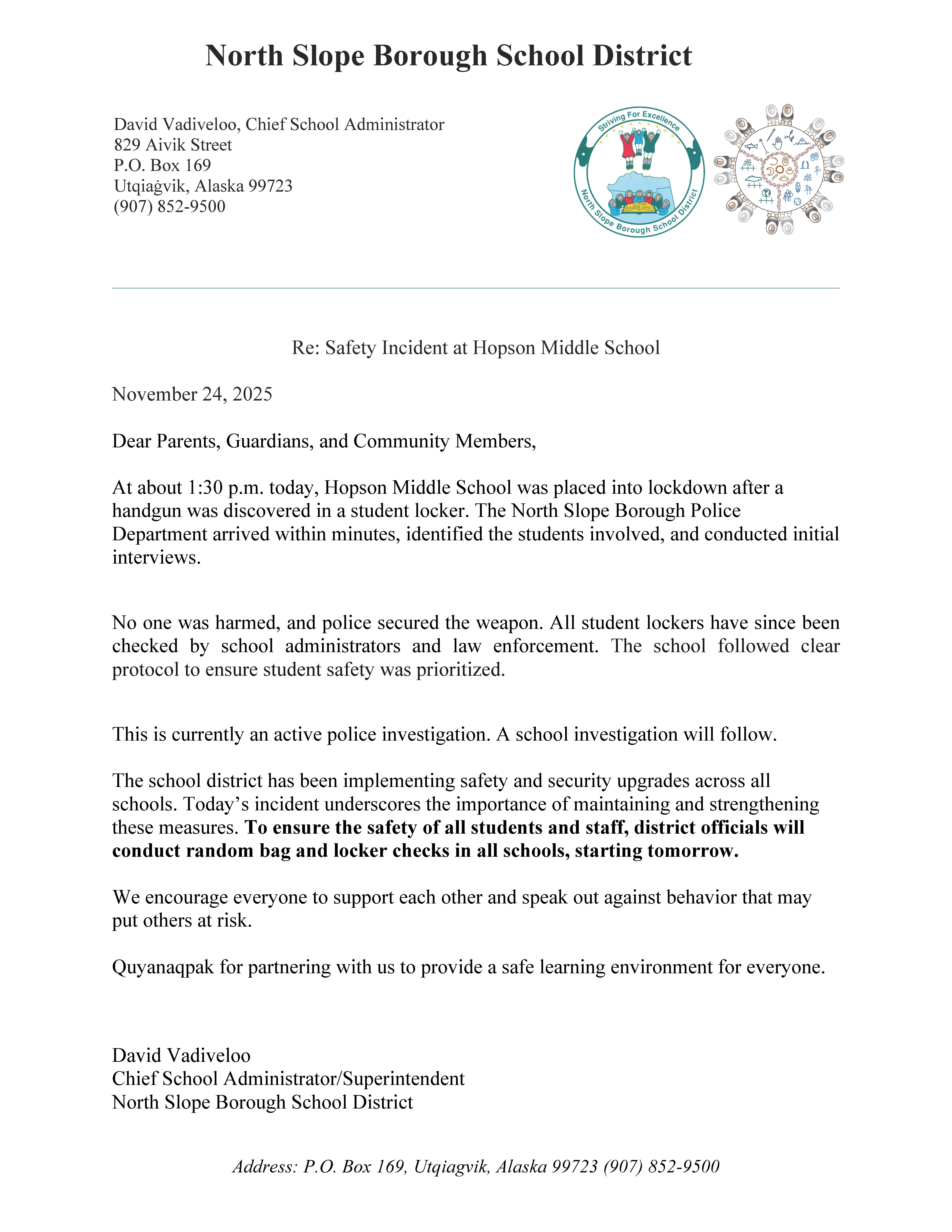 Home - North Slope Borough School District