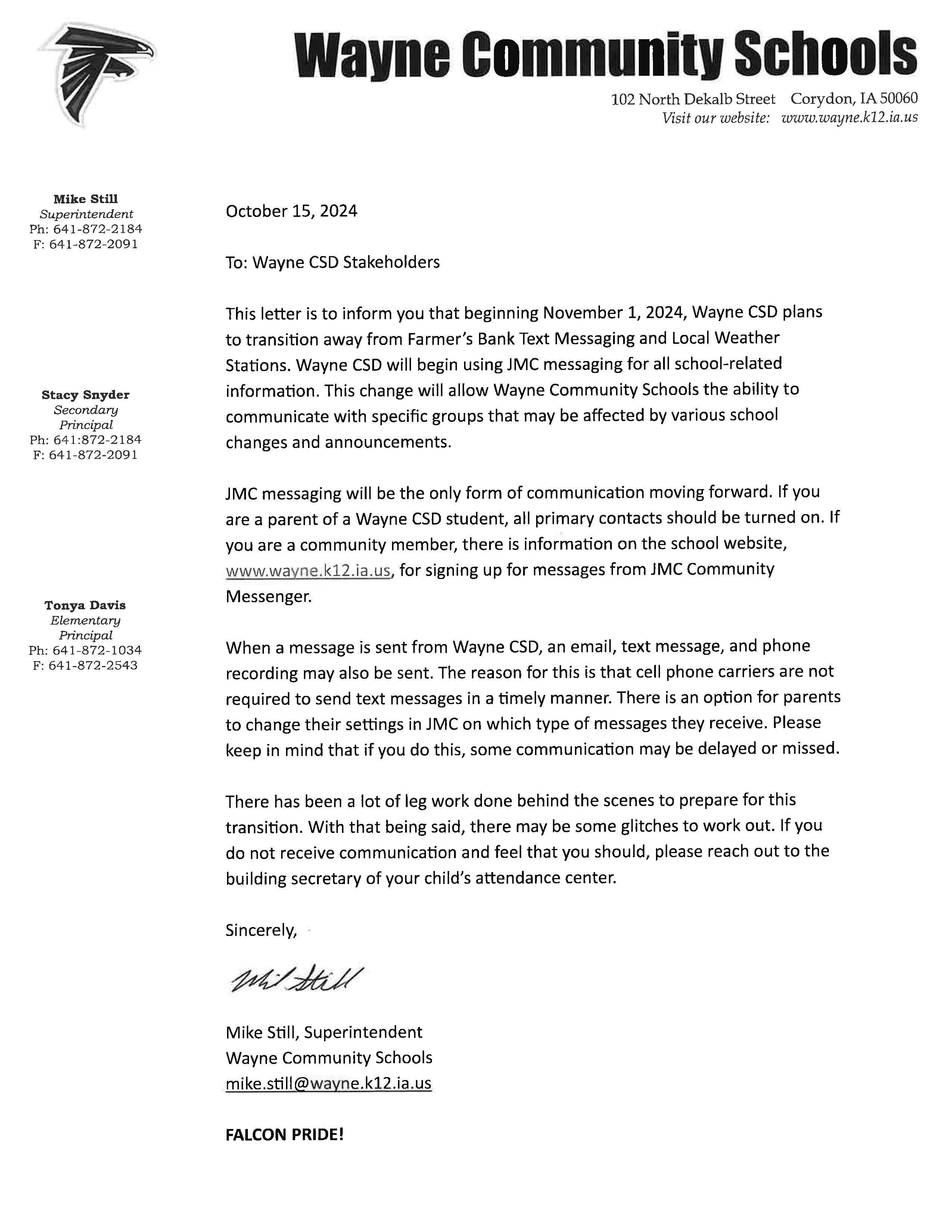 Home - Wayne Community School District