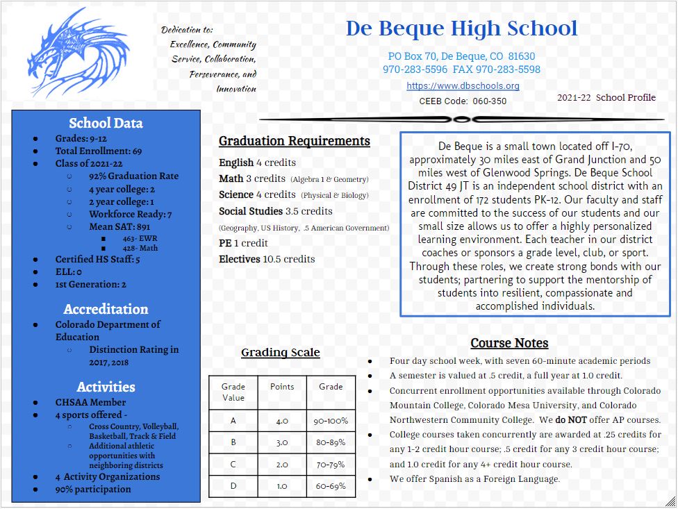 Home - De Beque Joint District No. 49