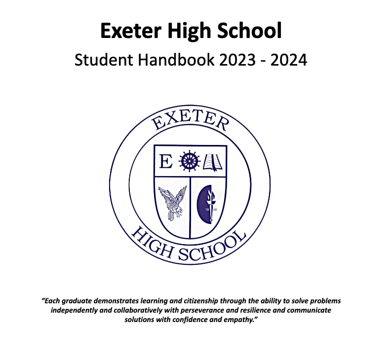 Student Handbook - Exeter High School