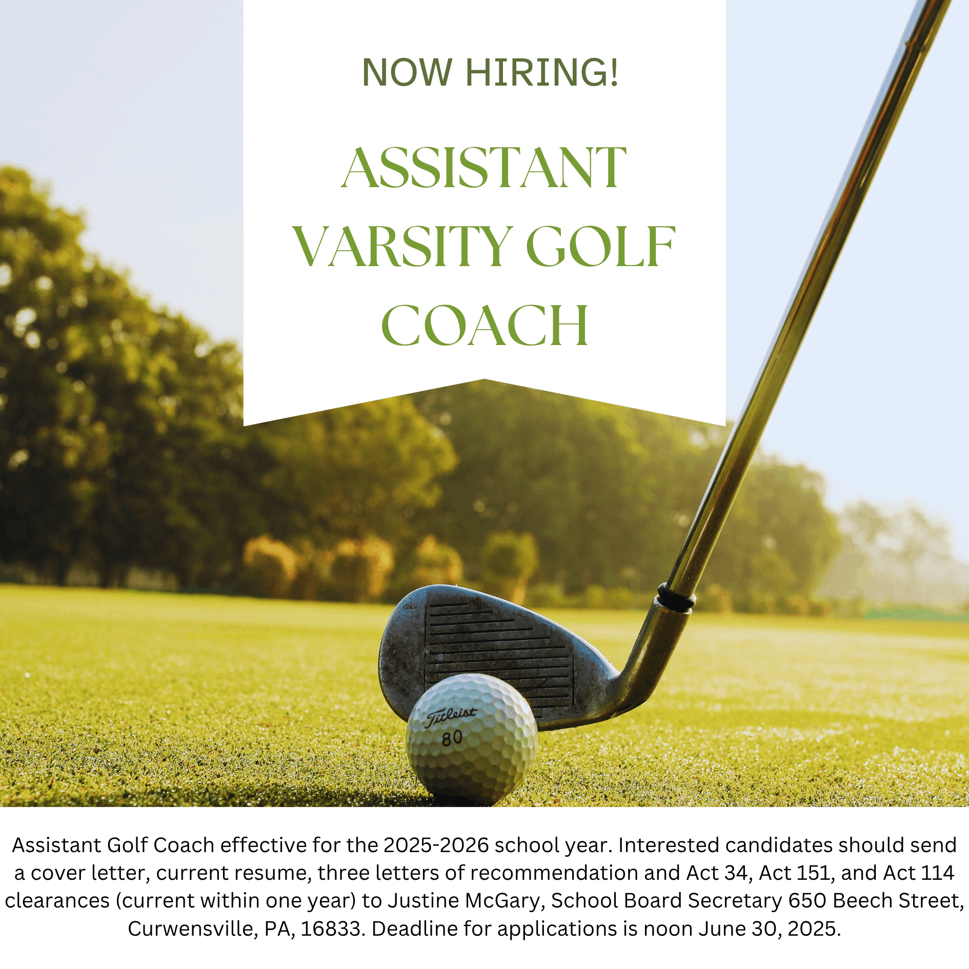 EMPLOYMENT - Curwensville Area School District