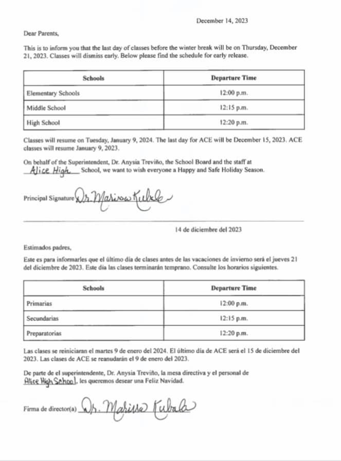 Home - Alice High School