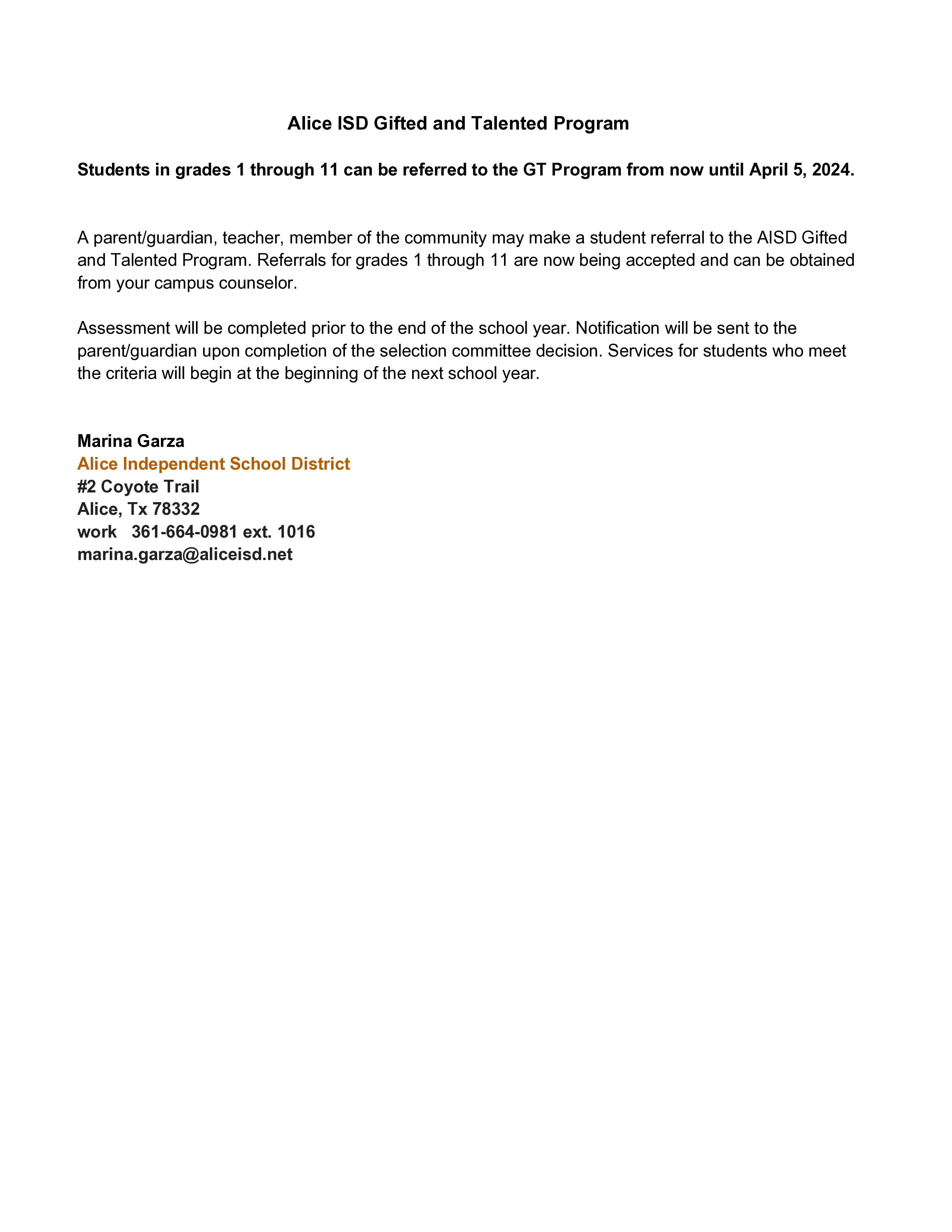 Home - Alice High School