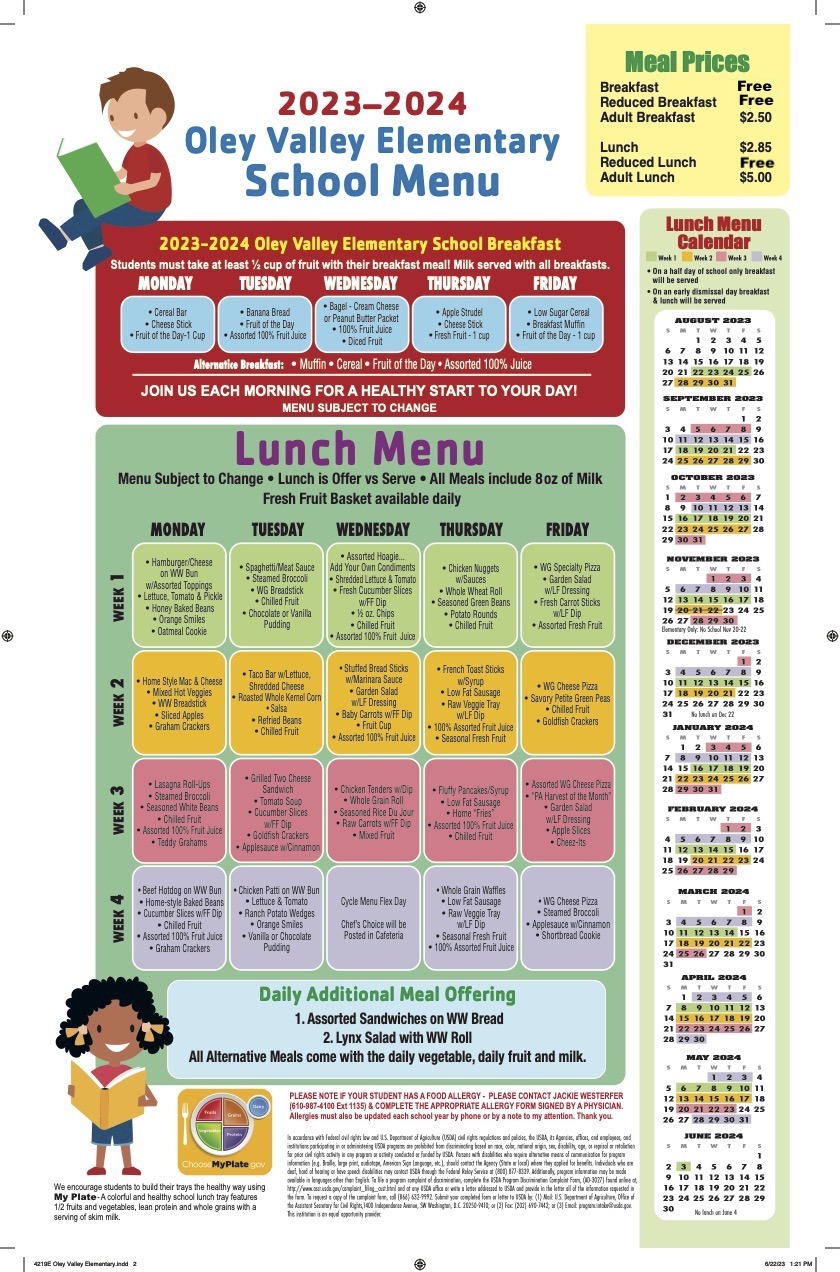 Departments - Oley Valley School District