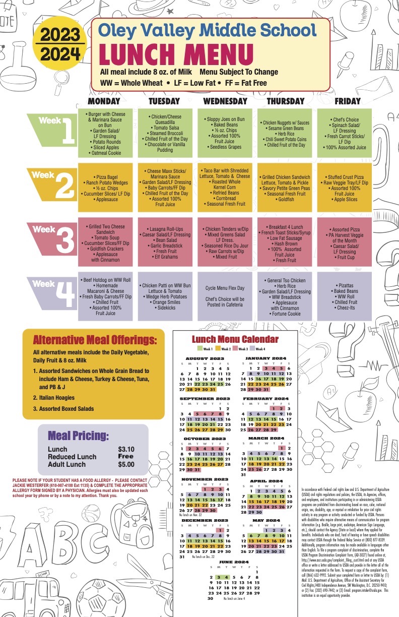 Departments - Oley Valley School District