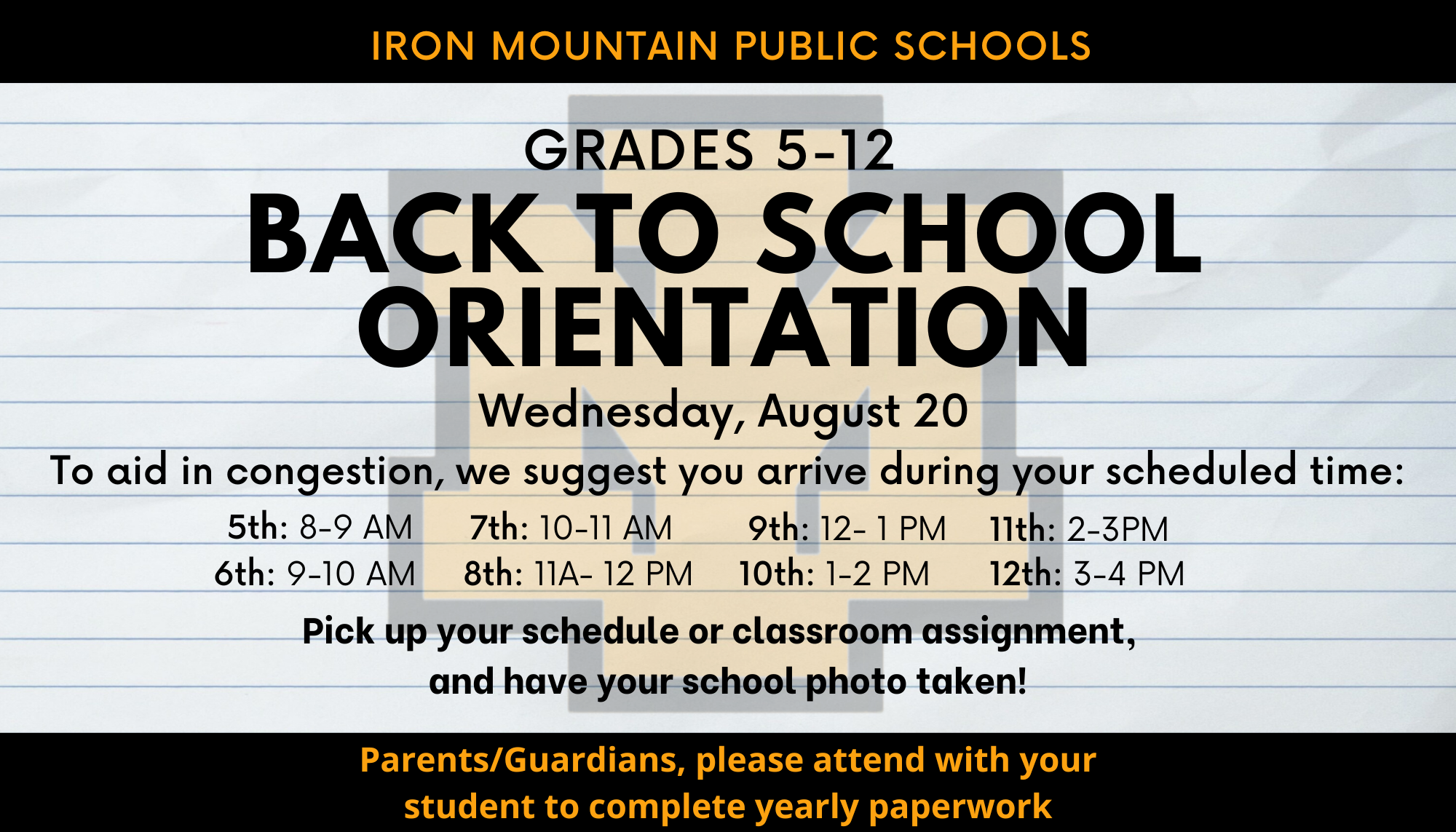 Back to School Hub - Iron Mountain Public Schools