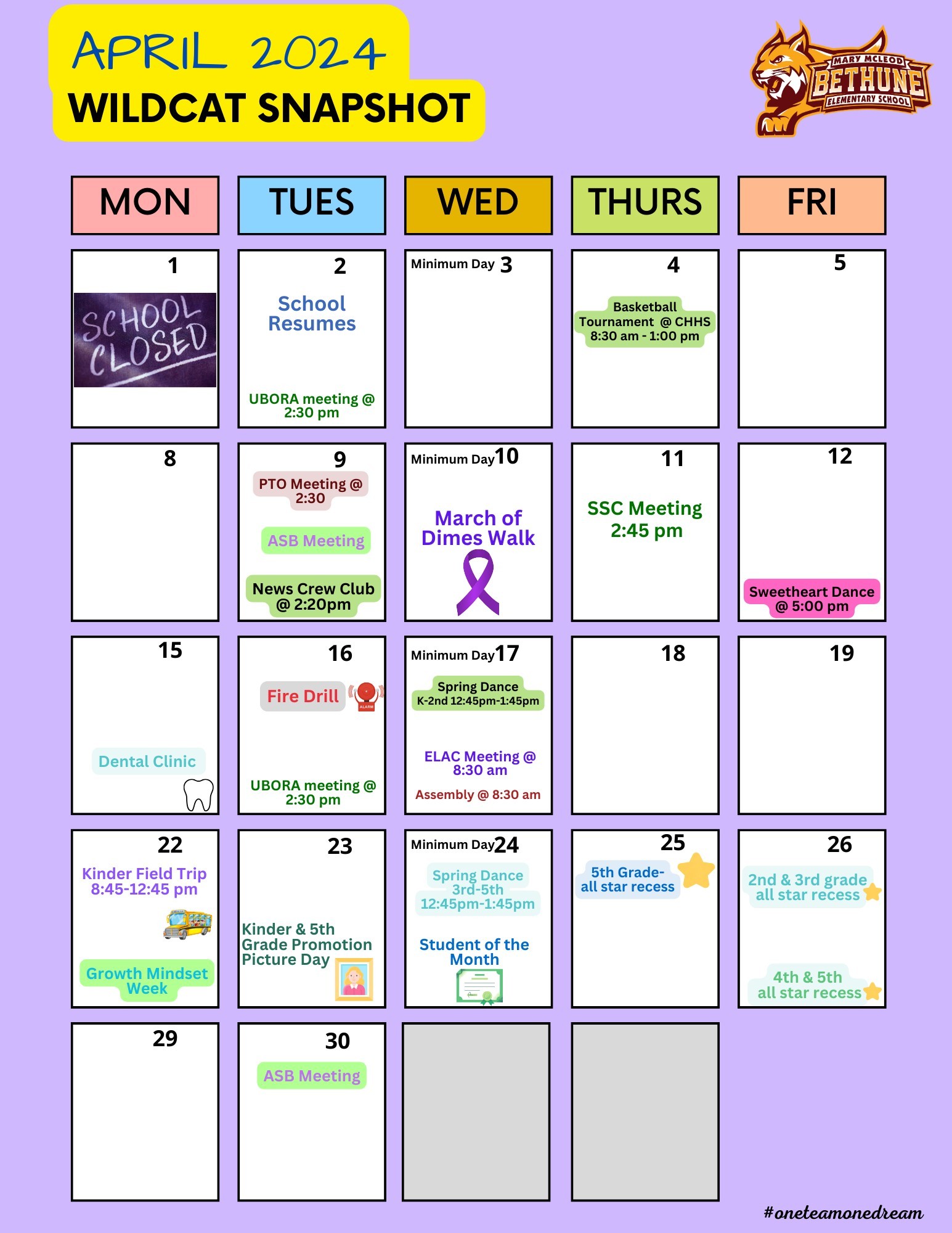 Home - Mary McLeod Bethune Elementary